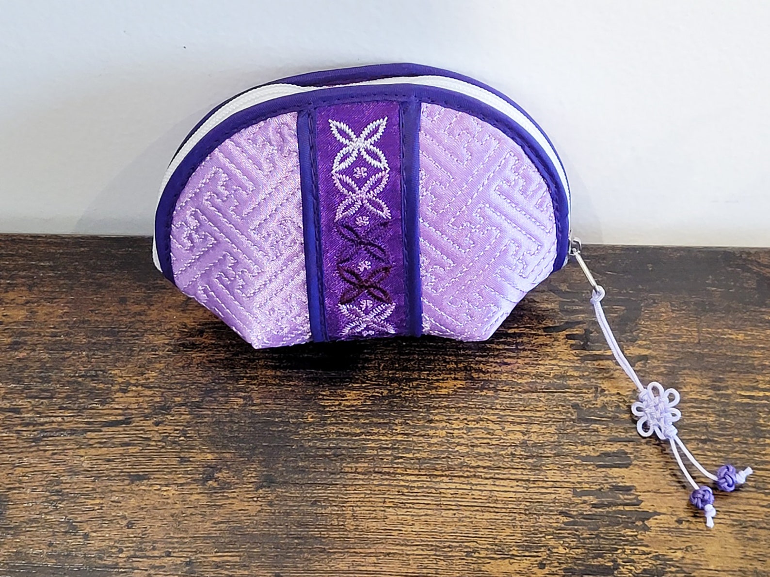 Korean Traditional Style Dumpling Shaped Coin Pouch | Small Zipper ...