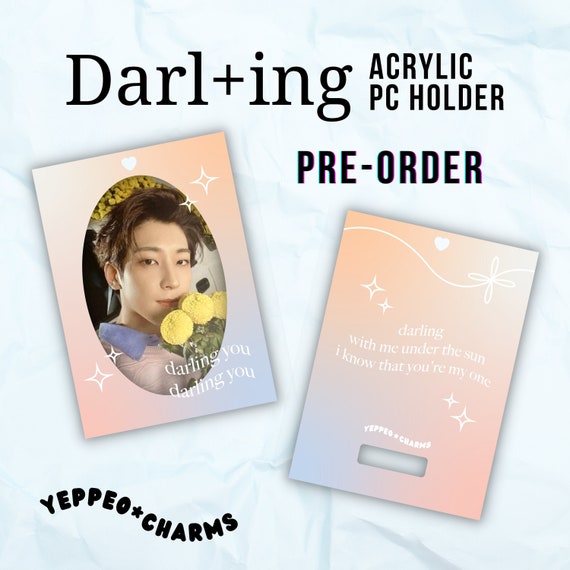 PRE-ORDER Darling Acrylic PC Holder Seventeen Svt - Etsy