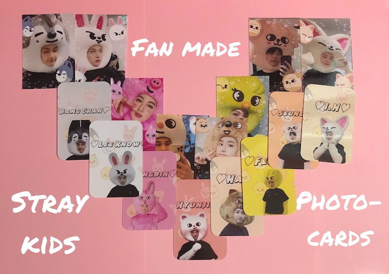 Fan Made Stray Kids X SKZOO Photocards - Etsy