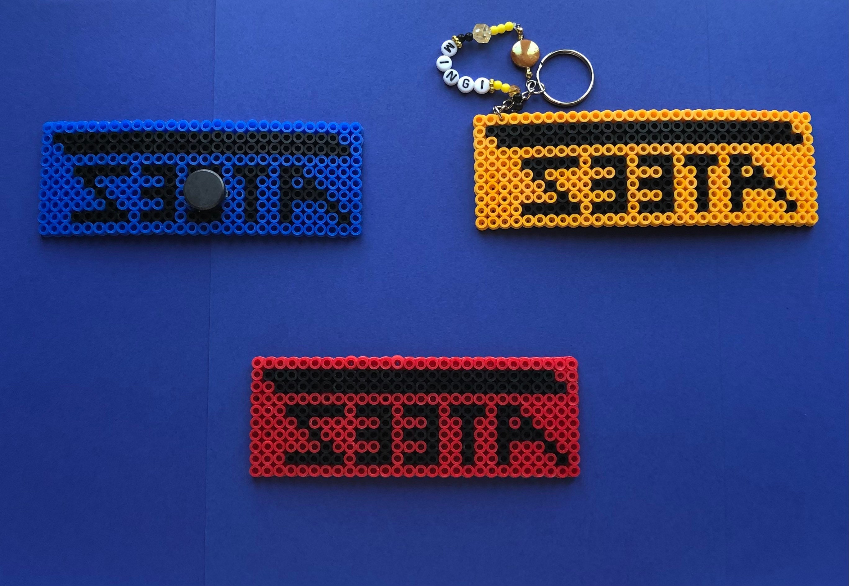 ATEEZ Perler Bead Magnet/keychain/banner | Etsy