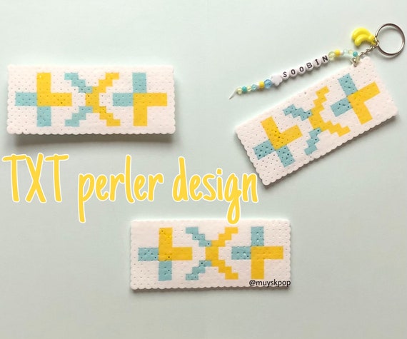TXT Perler Bead Magnet/keychain/banner - Etsy