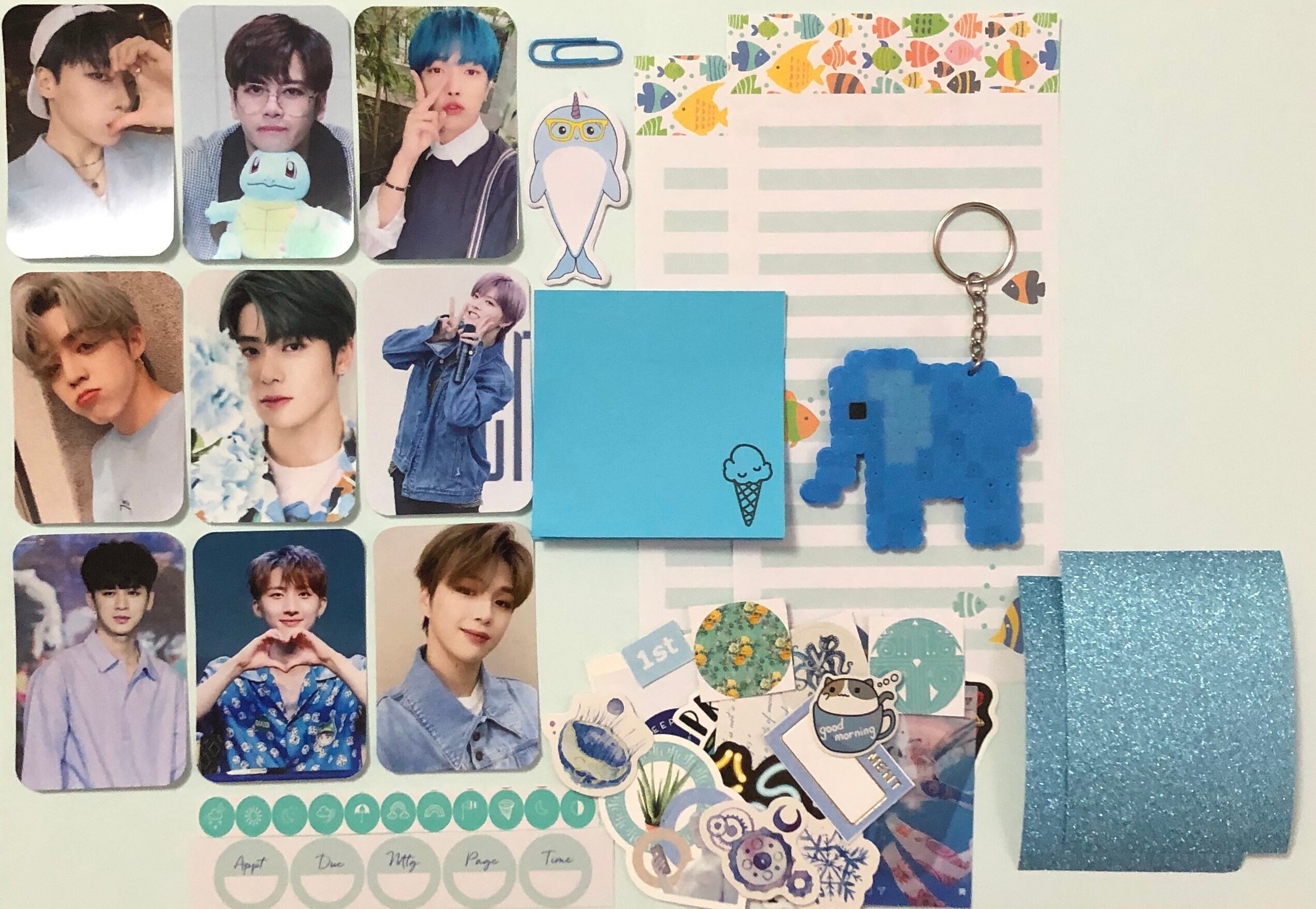 Kpop Multi Color Coded Sets Boy Groups | Etsy