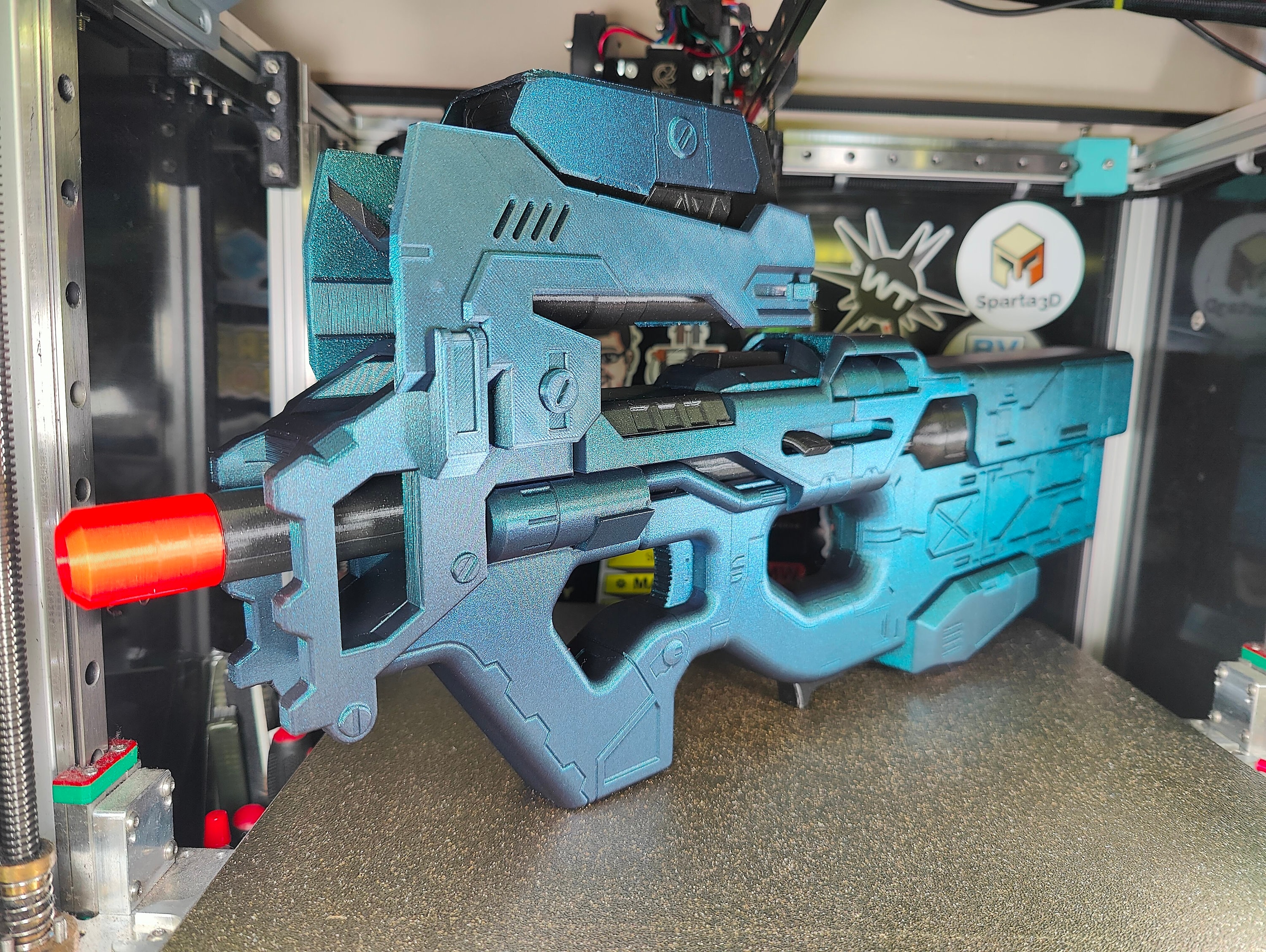 Digital File Futuristic P90 Cosplay Prop Etsy