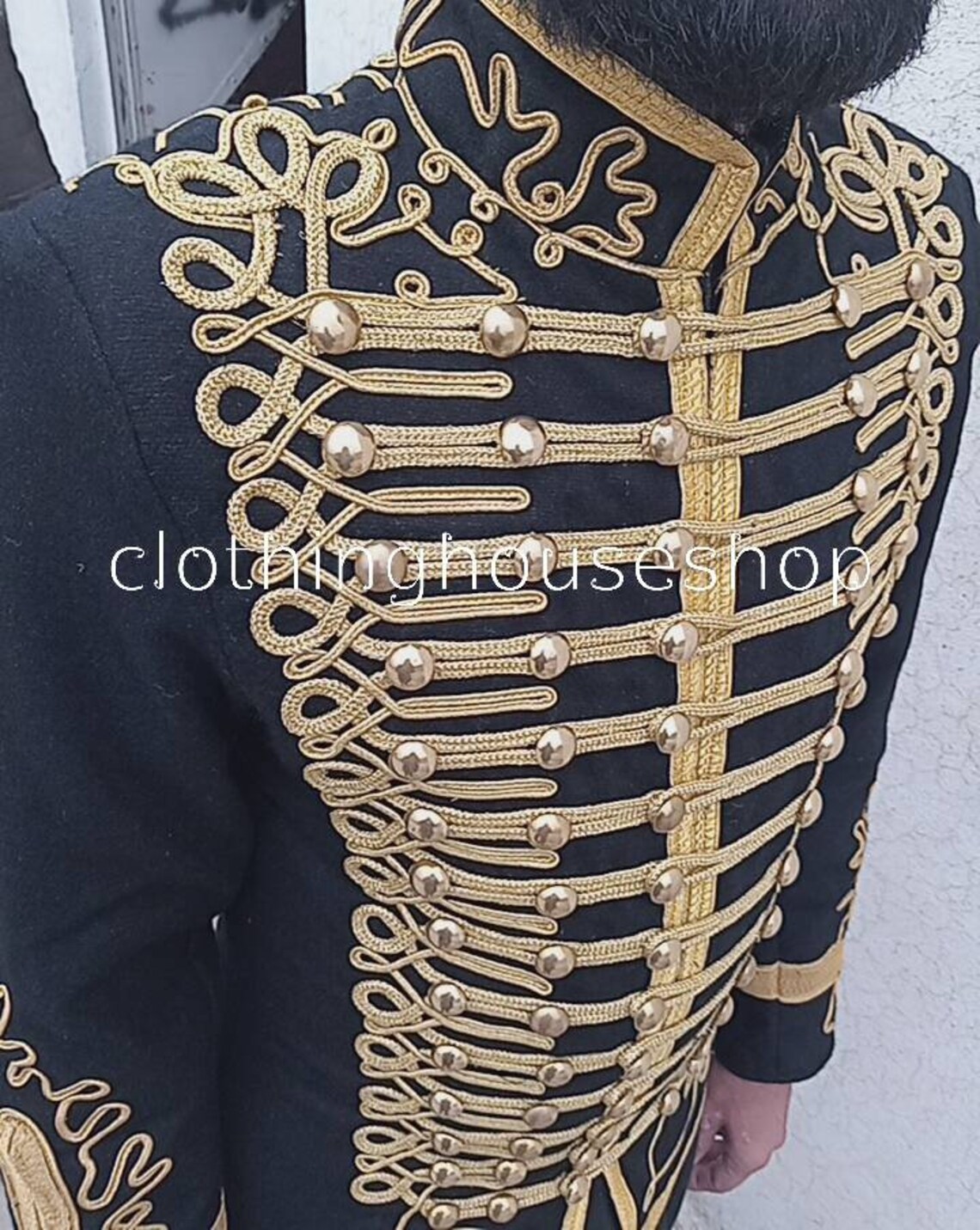 New Napoleonic Hussar Uniform Miltary Style Tunic Pelisse Jimmi Hendrix ...
