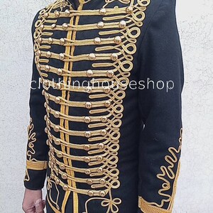 New Napoleonic Hussar Uniform Miltary Style Tunic Pelisse Jimmi Hendrix ...