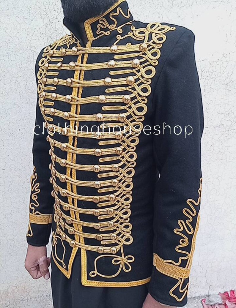New Napoleonic Hussar Uniform Miltary Style Tunic Pelisse Jimmi Hendrix ...
