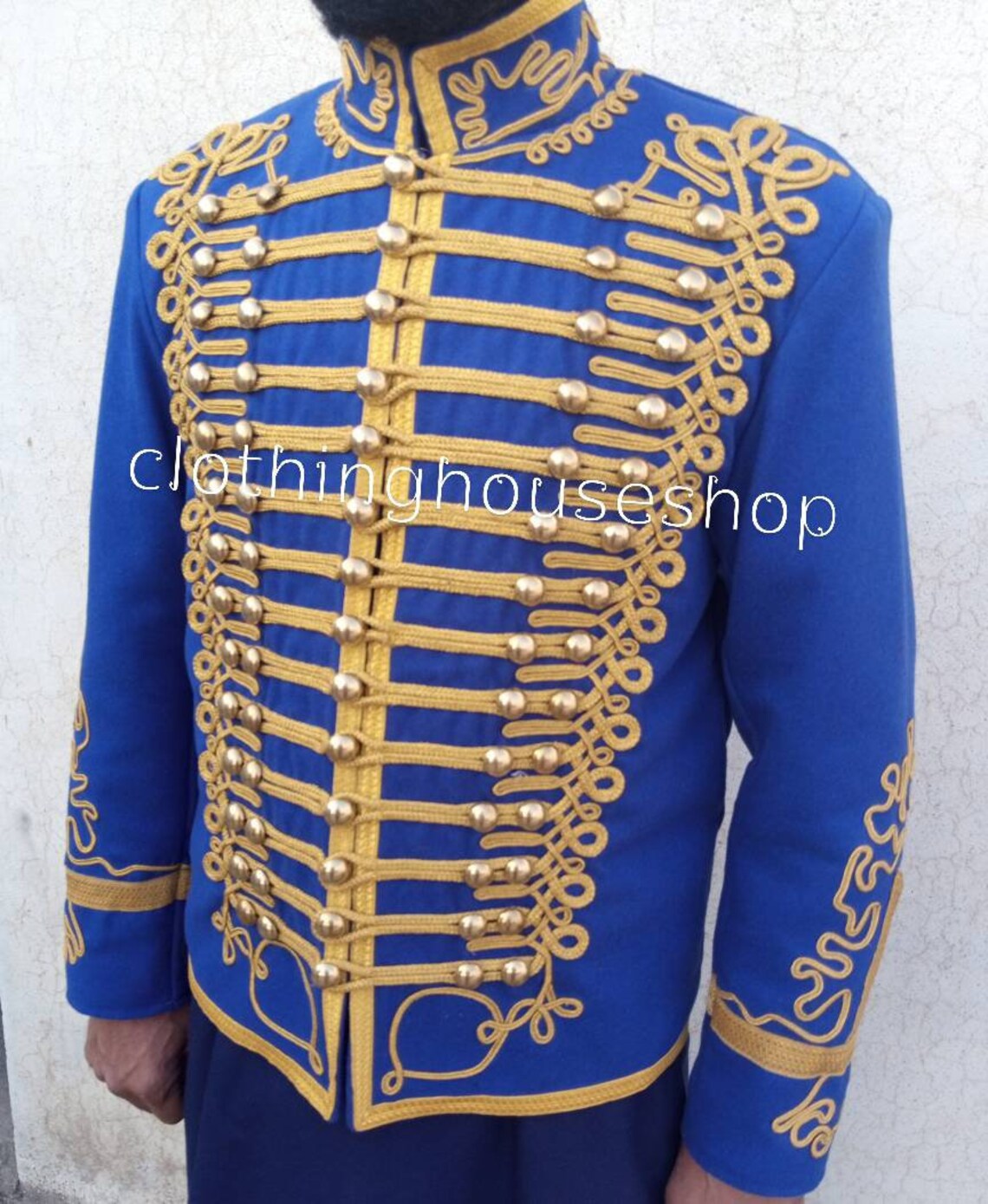 New Napoleonic Hussar Uniform Miltary Style Tunic Pelisse Jimmi Hendrix ...