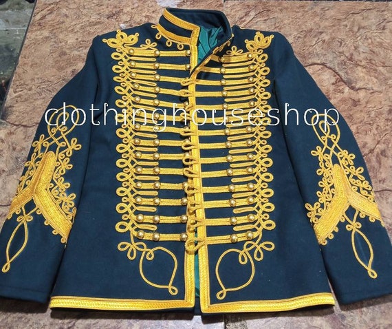 New Napoleonic Hussar Uniform Miltary Style Tunic Pelisse | Etsy