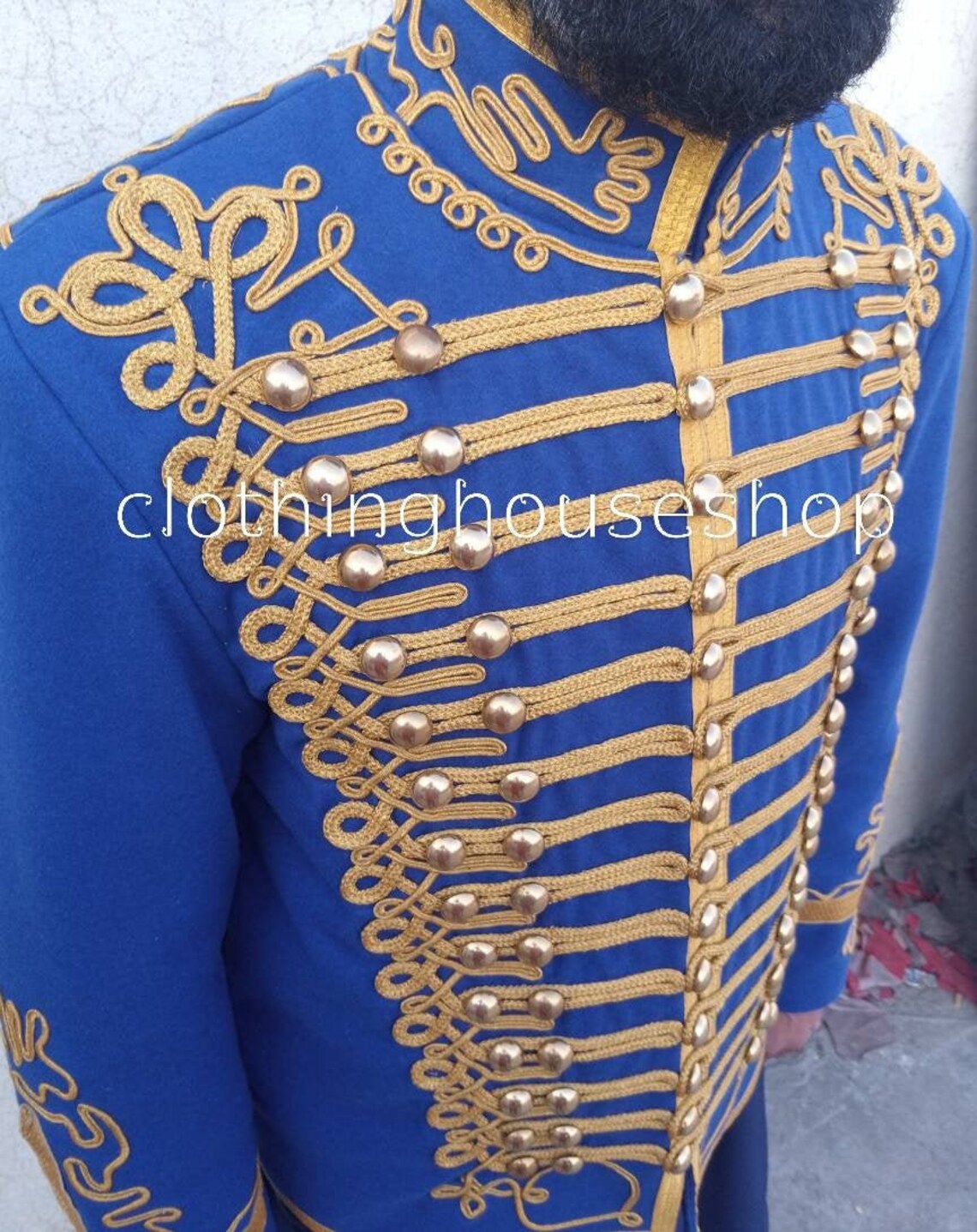 New Napoleonic Hussar Uniform Miltary Style Tunic Pelisse Jimmi Hendrix ...