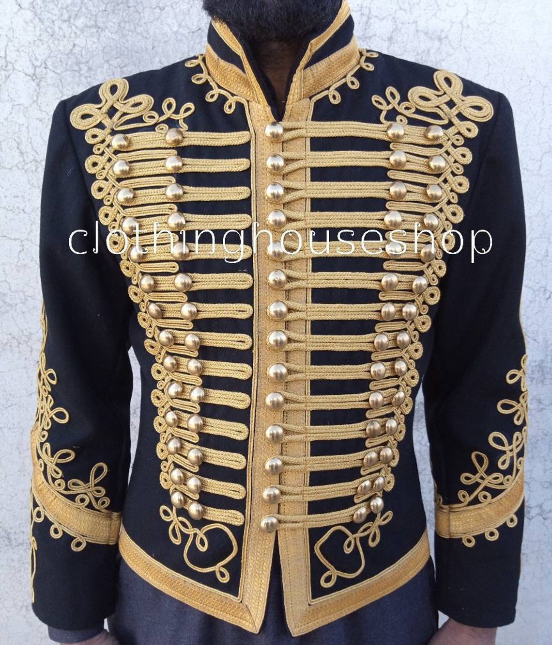 New Napoleonic Hussar Uniform Miltary Style Tunic Pelisse - Etsy Canada