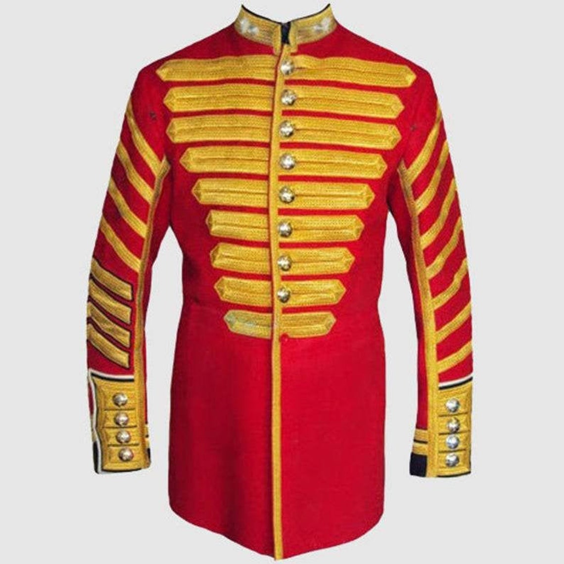 Men's Grenadier Guards Drum Major Jacket,men Fashion Braided Jacket - Etsy