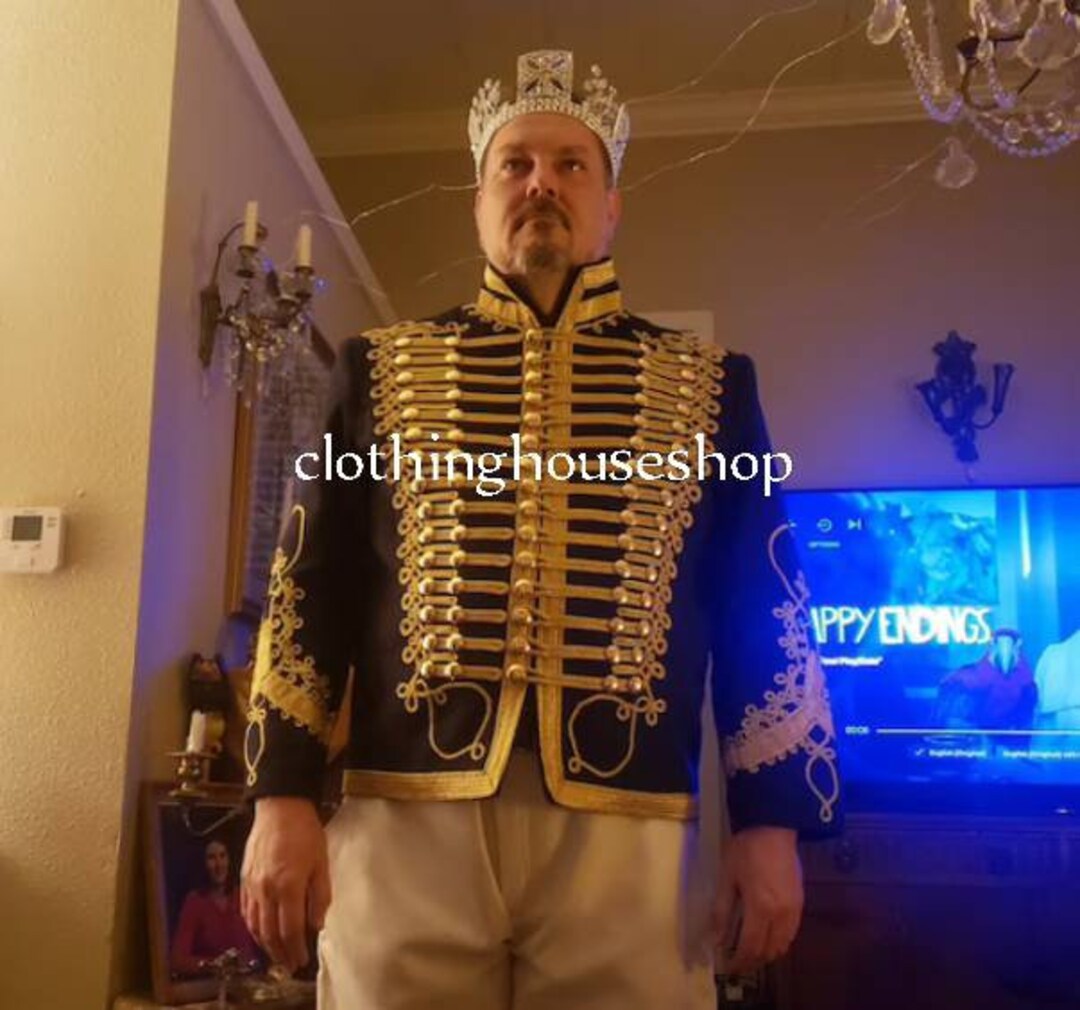 New Napoleonic Hussar Uniform Miltary Style Tunic Pelisse Jimmi Hendrix ...