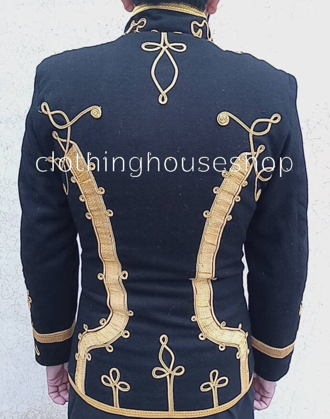 New Napoleonic Hussar Uniform Miltary Style Tunic Pelisse Jimmi Hendrix ...