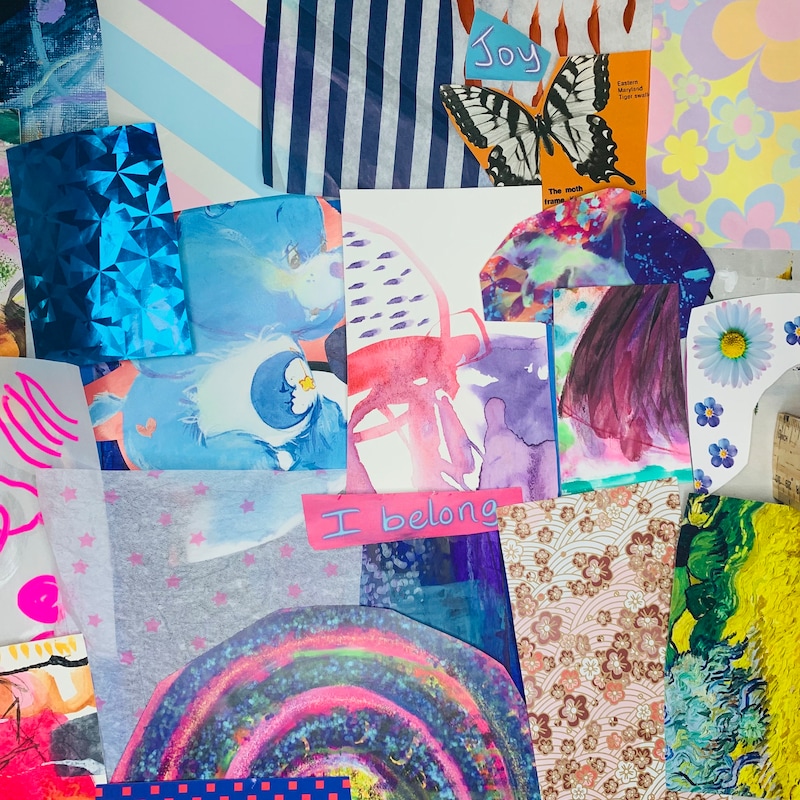 Kids Art Collage - Etsy