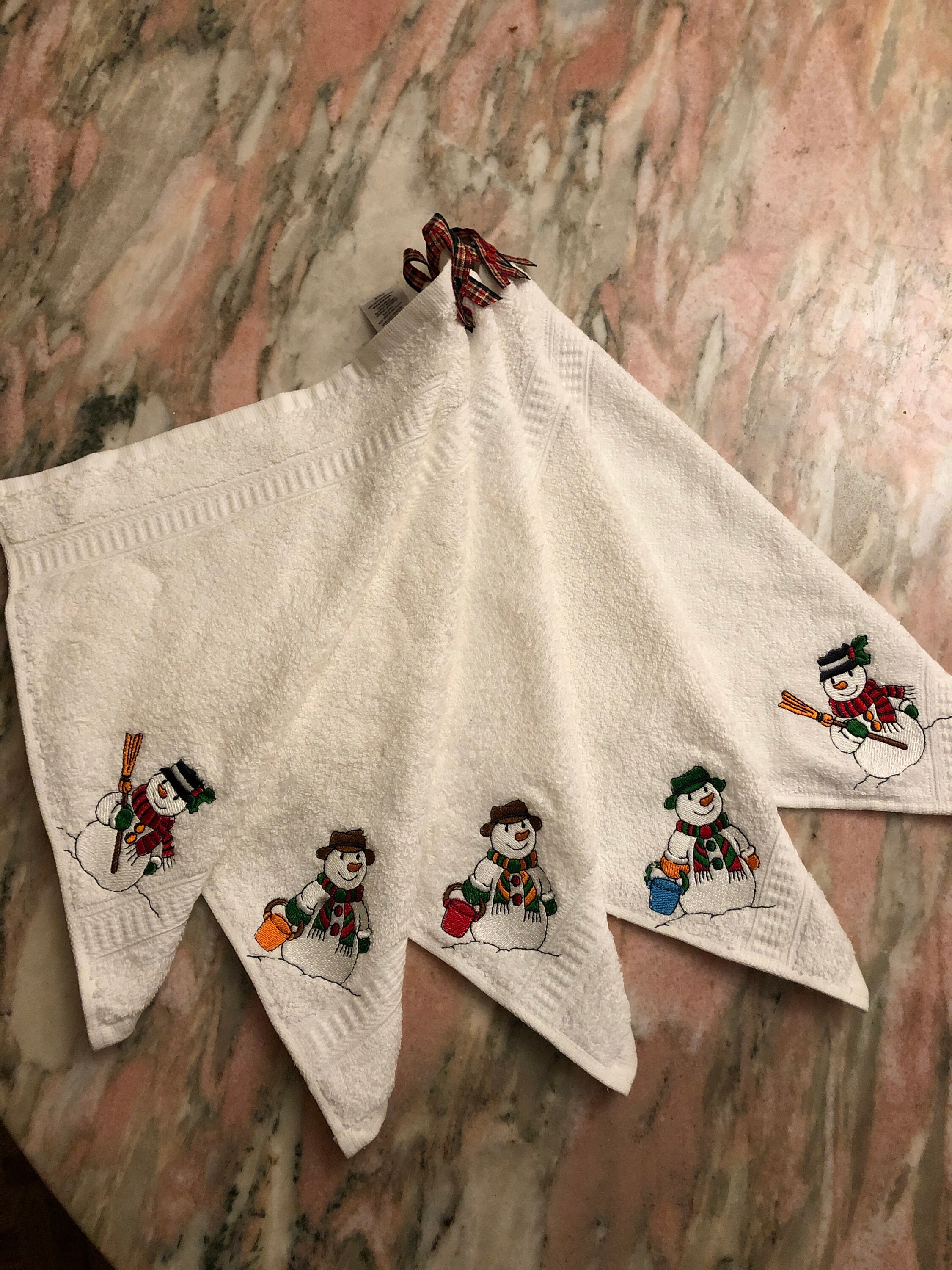 Machine Embroidered Hand Towels - Etsy