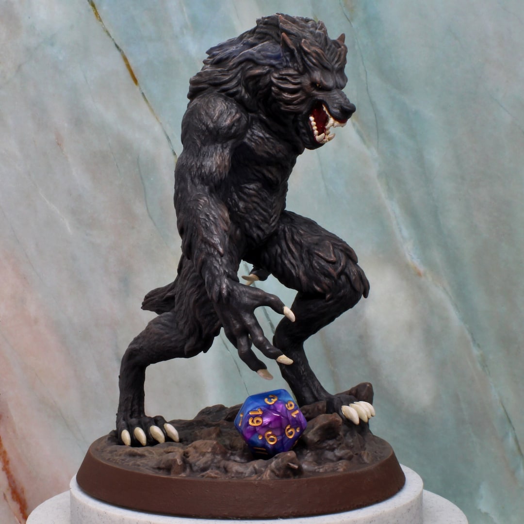 6 Inch (16cm) Tall Werewolf, High Quality 3D Resin Print. Lots of ...