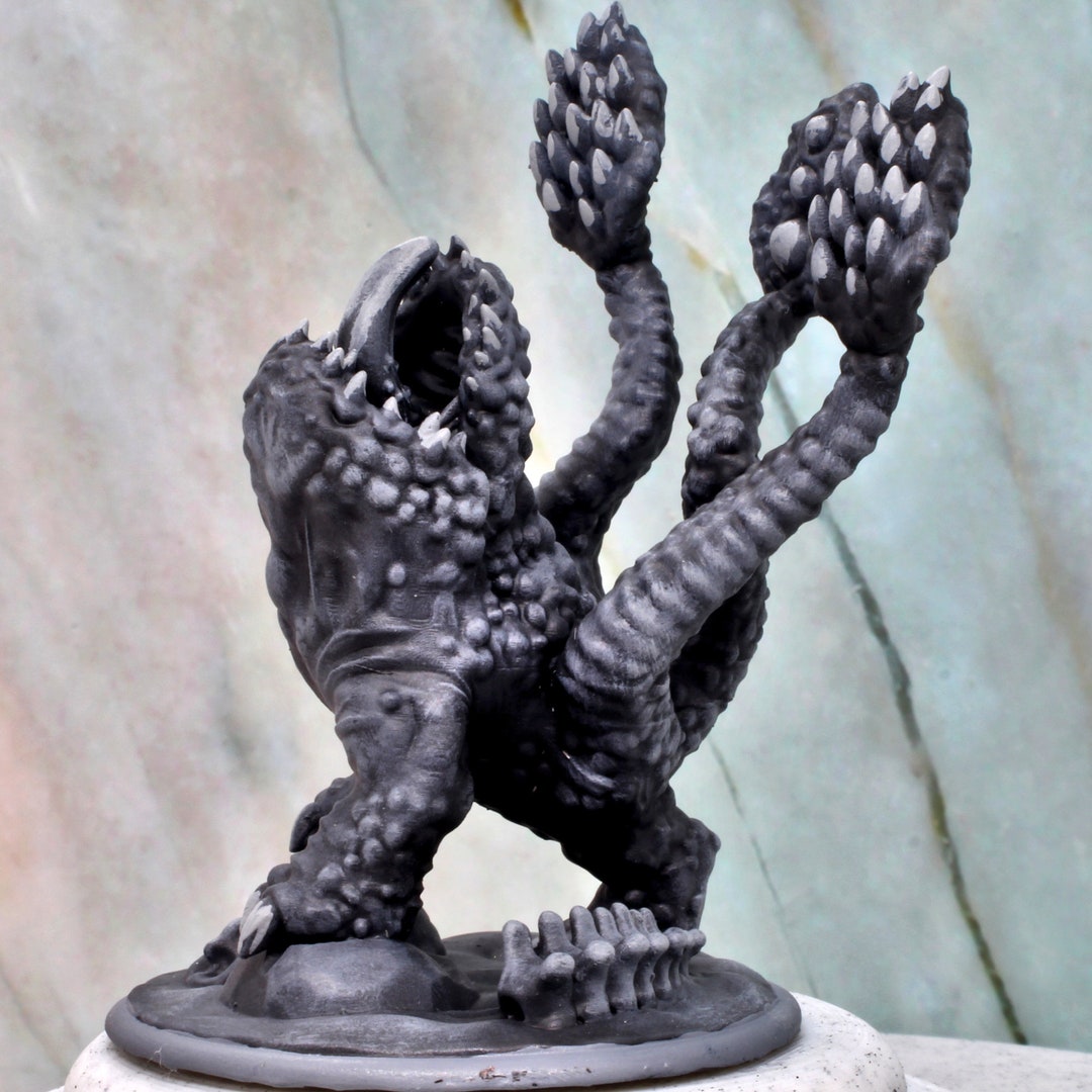 Otyugh Miniature Model, 3D Resin Print. Available Printed, Primered, or ...