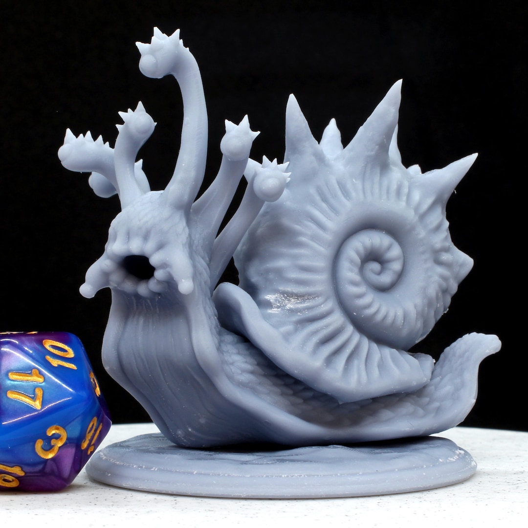 Flail Snail Miniature Model 3D Resin Print. Available - Etsy UK