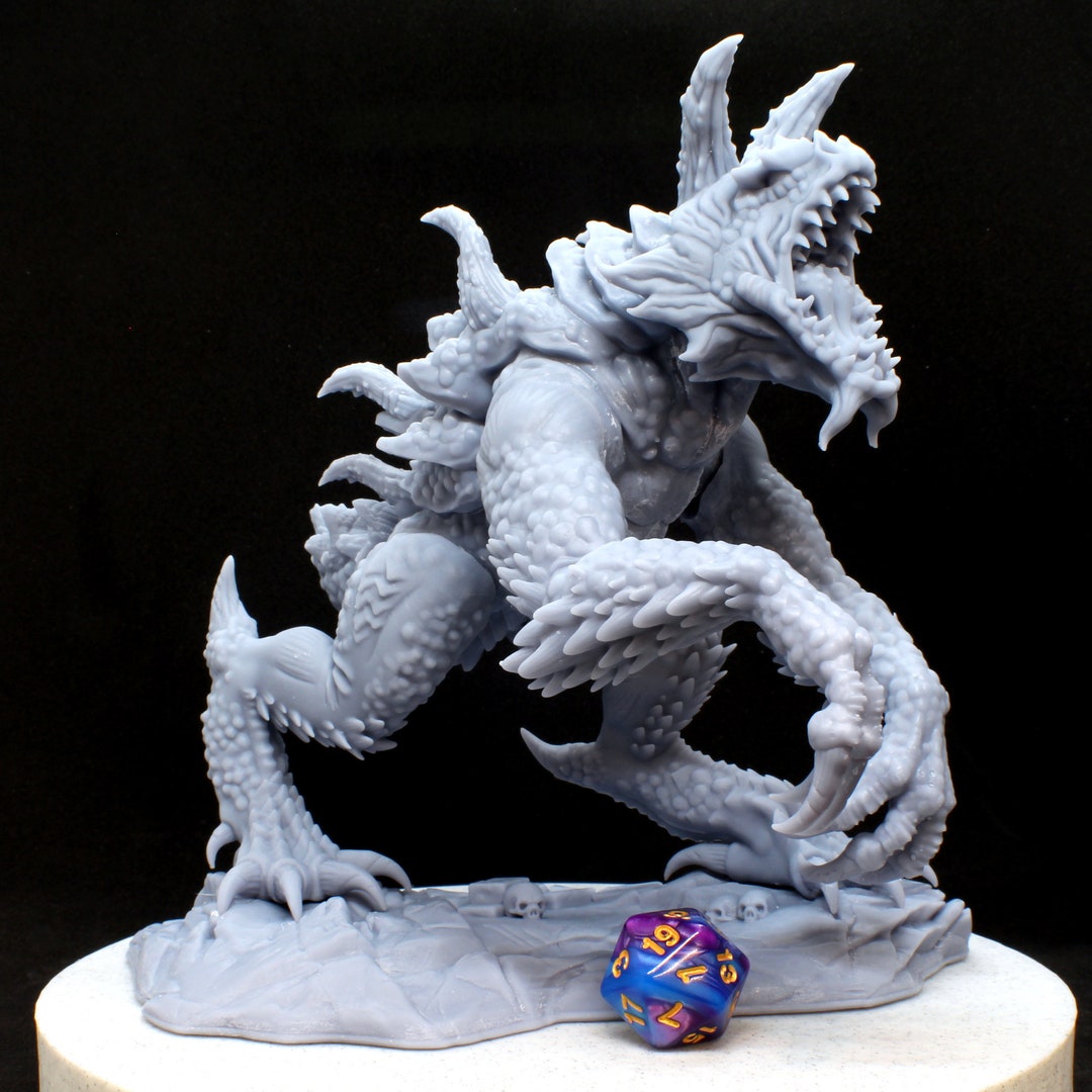 Tarrasque Miniature Model, Gargantuan Titan Size 3D Resin Print ...