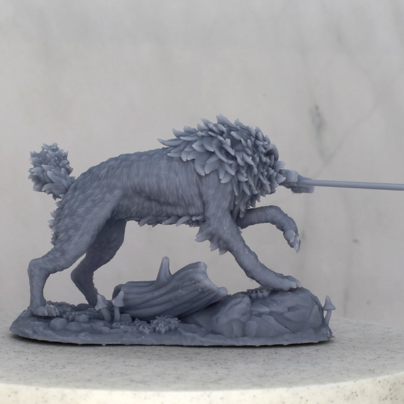 Big Bad Wolf Miniature Model 3D Resin Print. Available - Etsy
