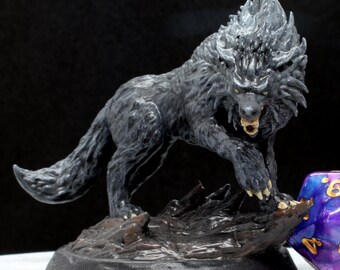 Dire Wolf Miniature - Etsy