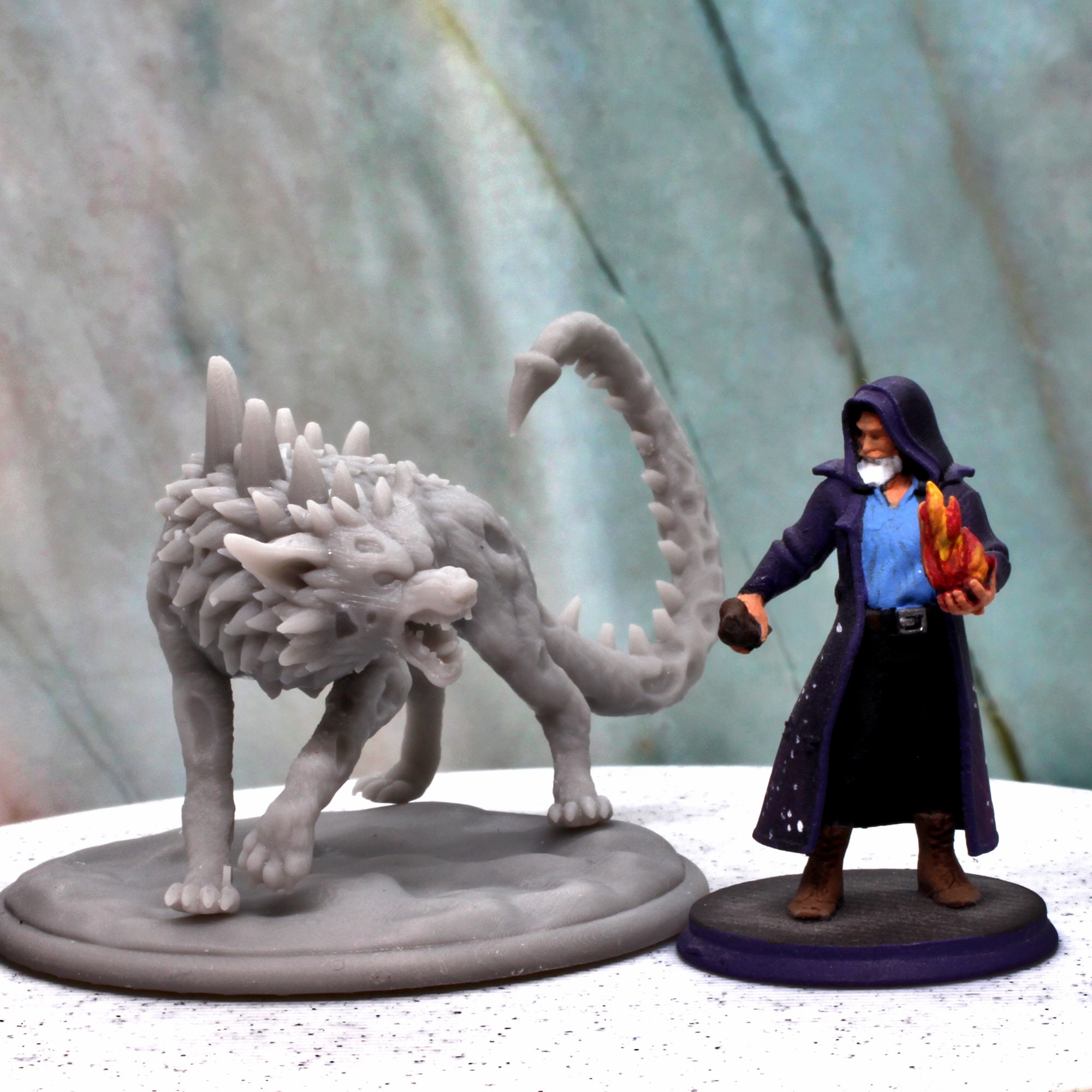 Abyssal Hound Miniature Model, 3D Resin Print for Dnd, Ttrpgs - Etsy