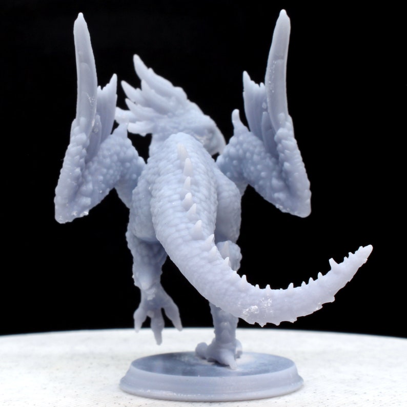 Cockatrice Miniature Model 3D Resin Print. Available Printed - Etsy