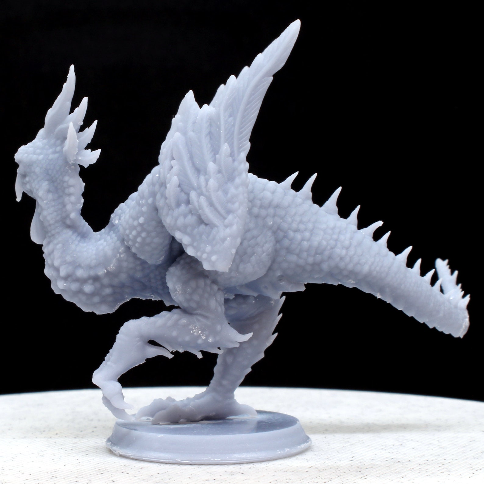 Cockatrice Miniature Model 3D Resin Print. Available Printed - Etsy