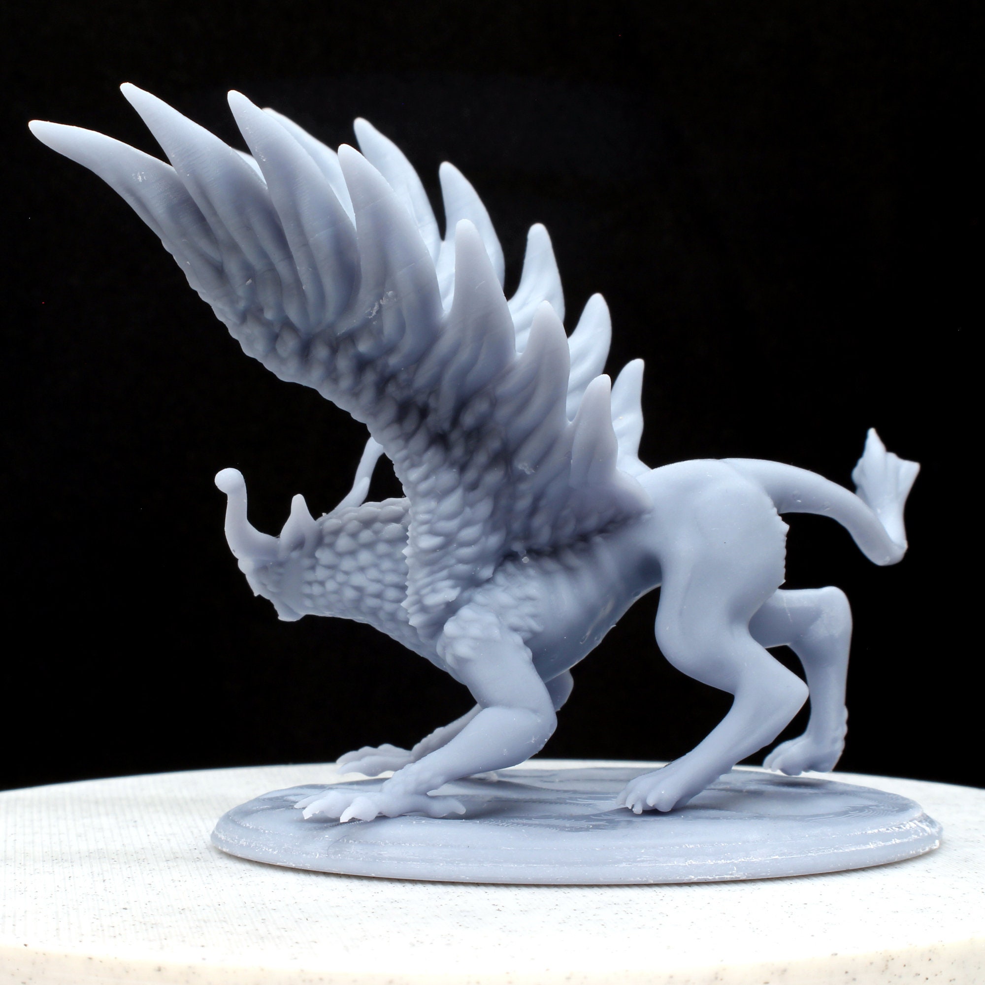 Set of Two Griffin Miniatures Large Size Dnd Monsters 3D - Etsy UK