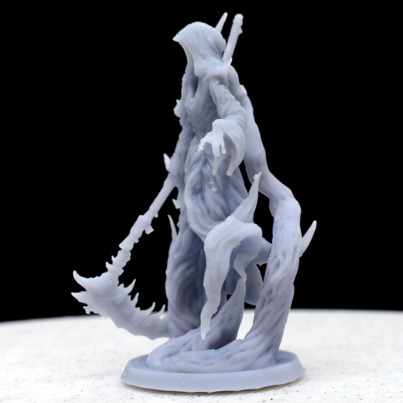 Grim Reaper Miniature Monster. 3D Resin Print. Available Printed ...