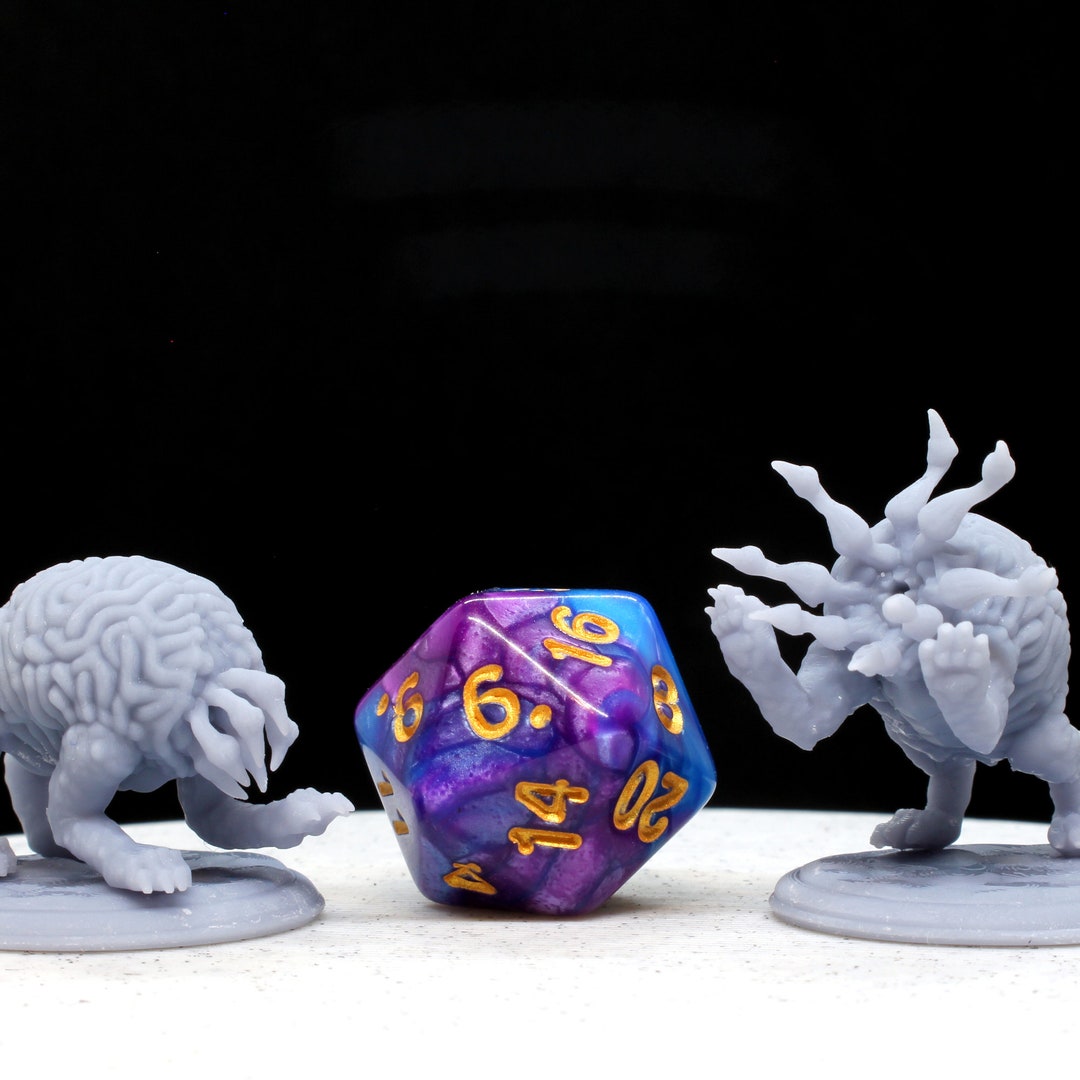 2 Brain Devourer Miniature Models, 3D Resin Prints. Available Printed ...