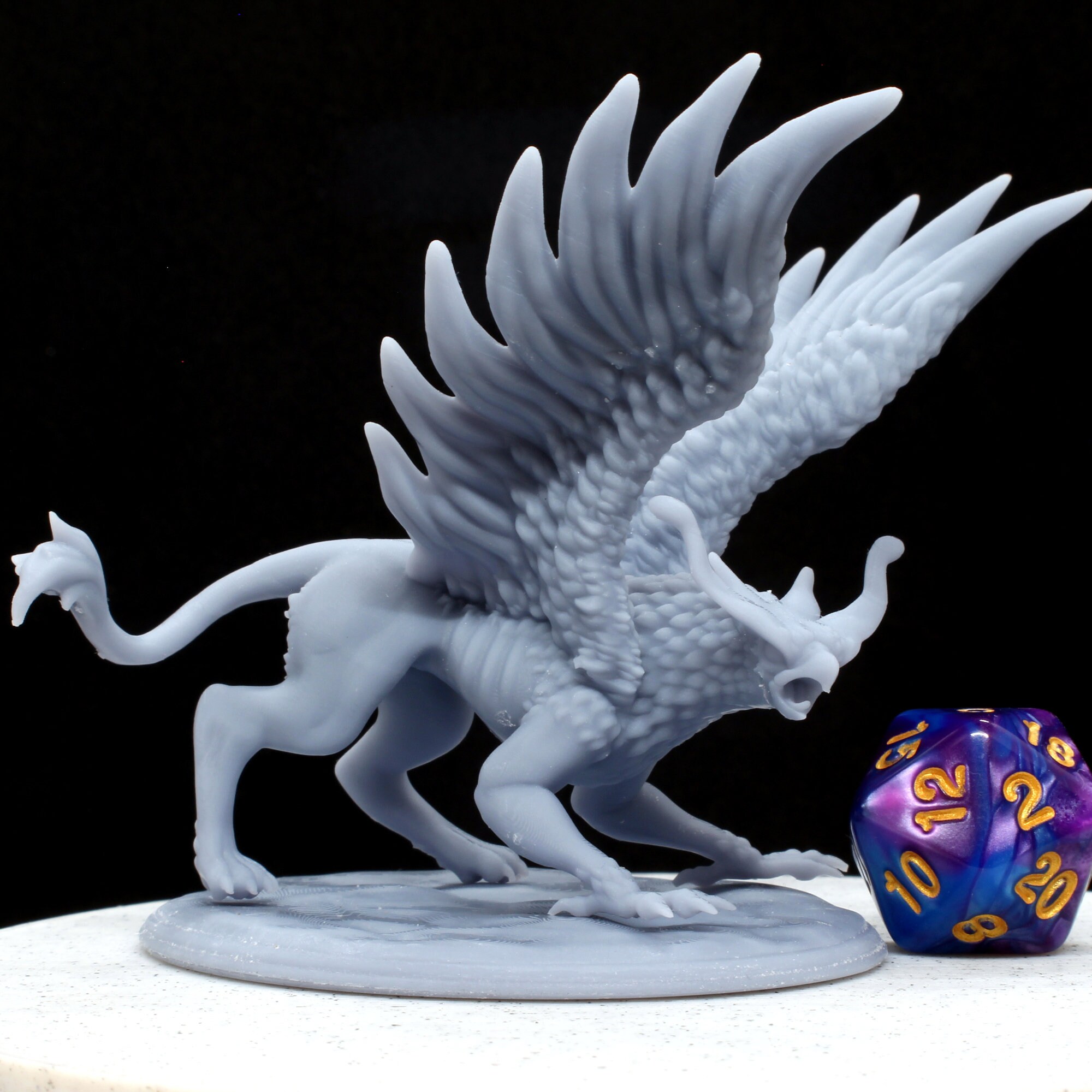 Set of Two Griffin Miniatures Large Size Dnd Monsters 3D - Etsy UK