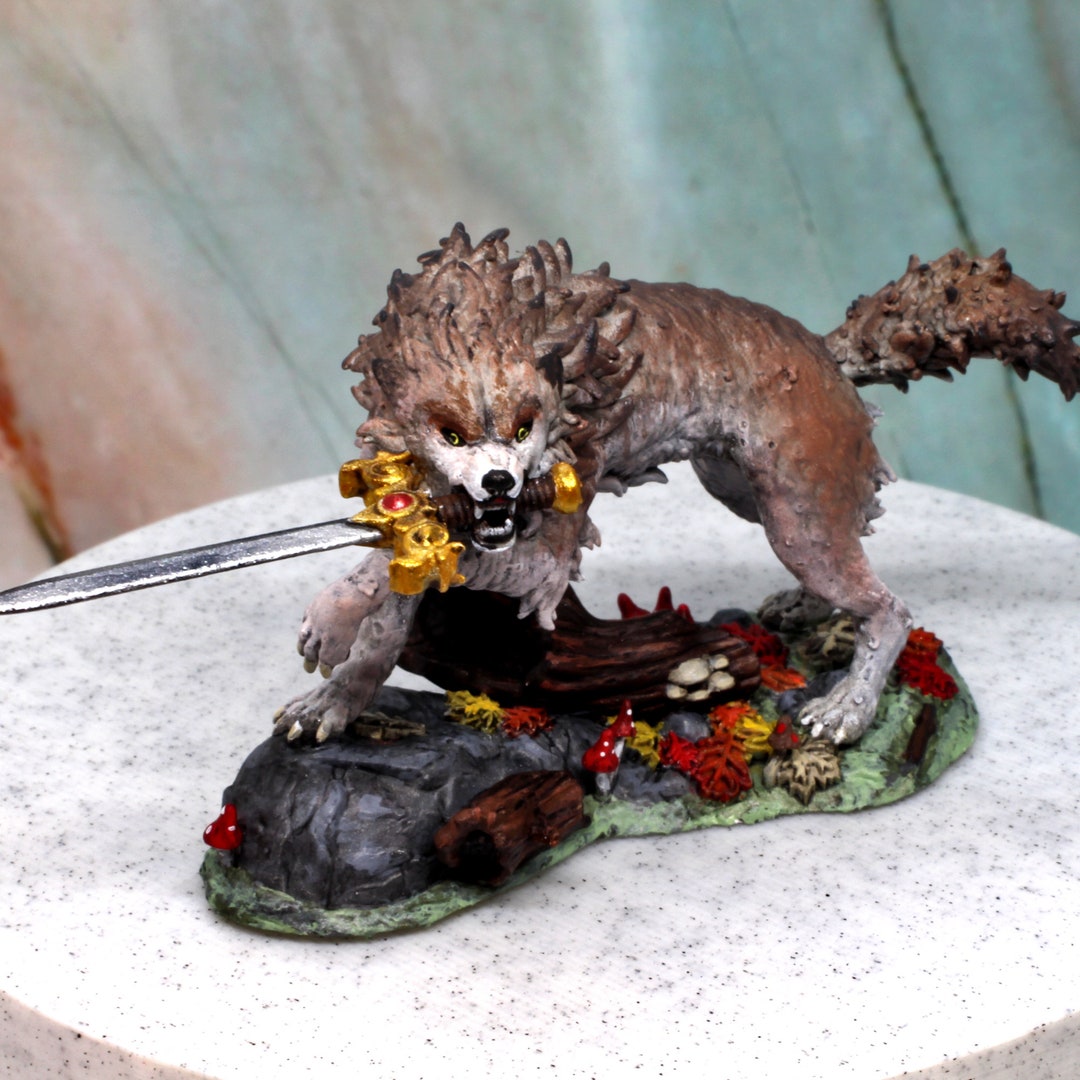 Big Bad Wolf Miniature Model, 3D Resin Print. Available Printed ...