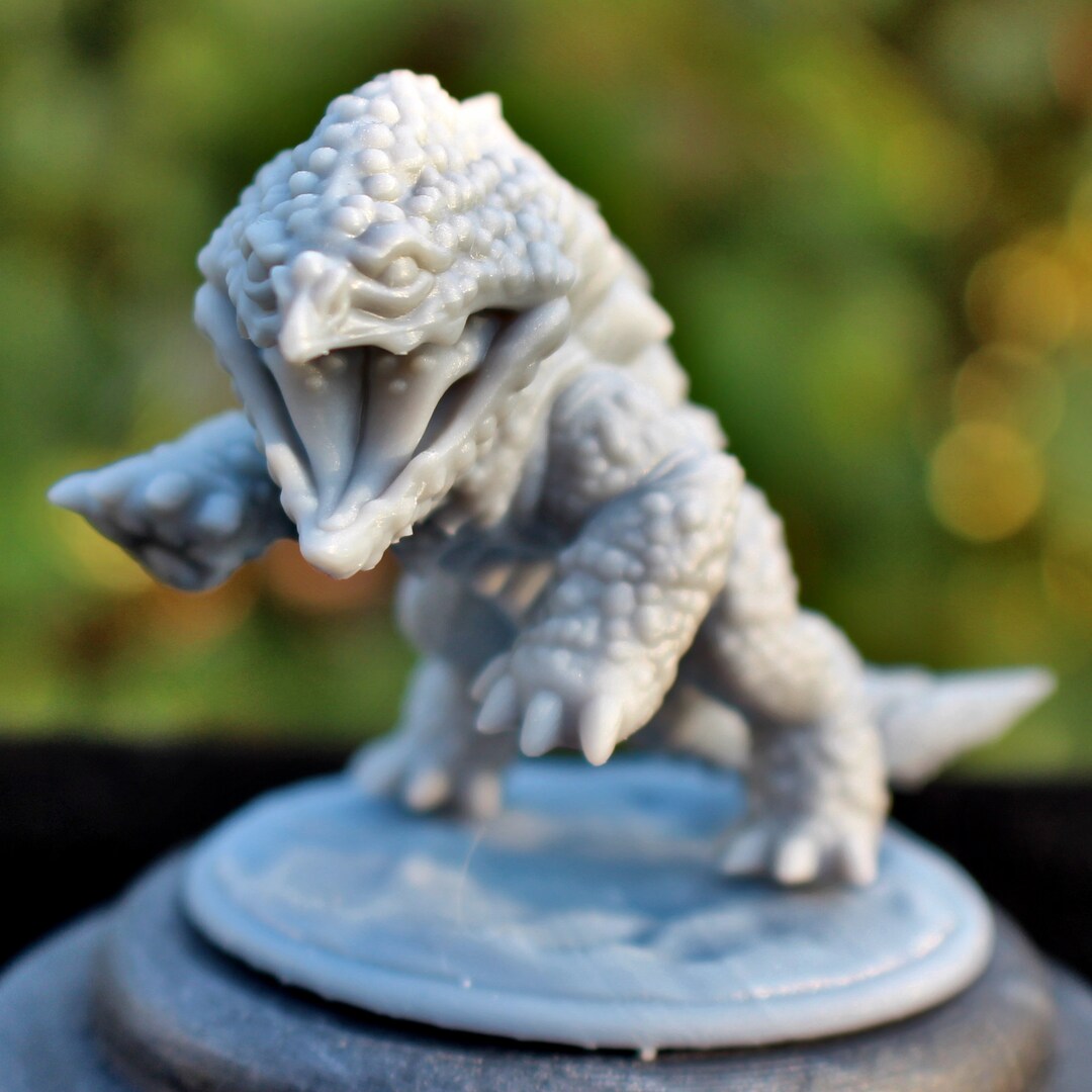 Attacking Bulette Miniature Model, 3D Resin Print. Available Printed ...