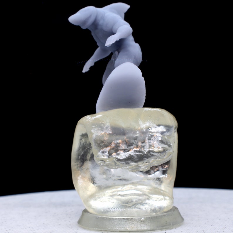 Shark Dude Surfer Miniature Tabletop RPG Model, 3D Resin Print - Etsy