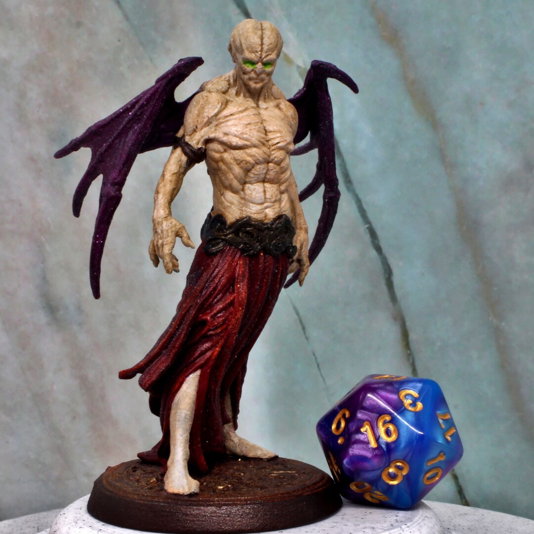 Vampire Miniature Model, Large 75mm Size 3D Resin Print. Available ...