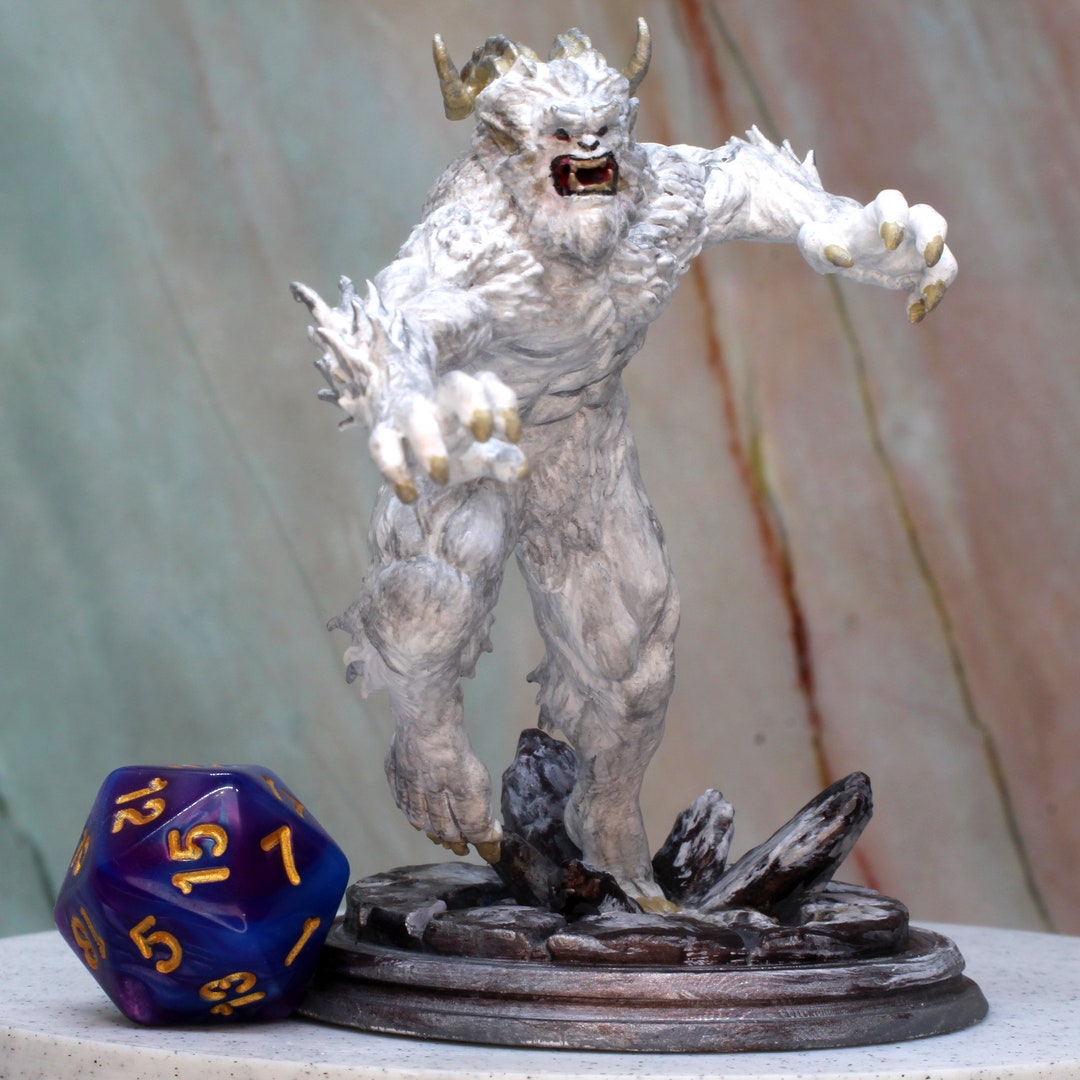 75mm Yeti Miniature: Large Resin Bigfoot Monster Figure - Etsy