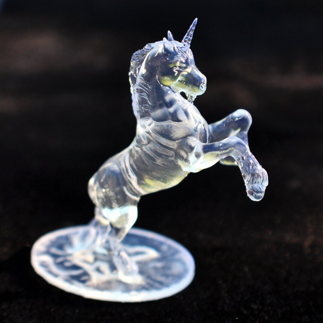 Leaping Unicorn Miniature Model, 3D Resin Print. Available Printed ...