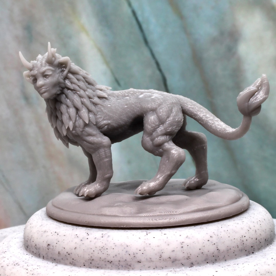 Sphinx Miniature Monster Model for Ttrpgs, Dnd. Available Printed ...
