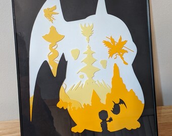 Gabumon Paper Art Digimon | Etsy