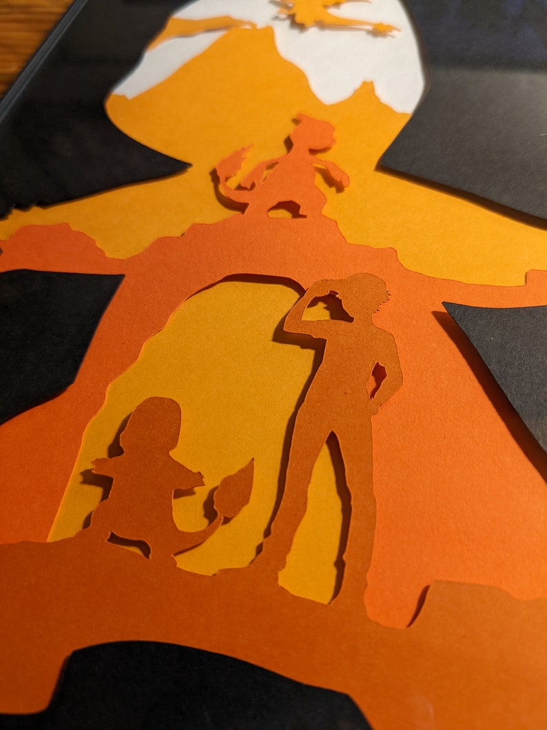 Charmander Paper Art Pokemon - Etsy