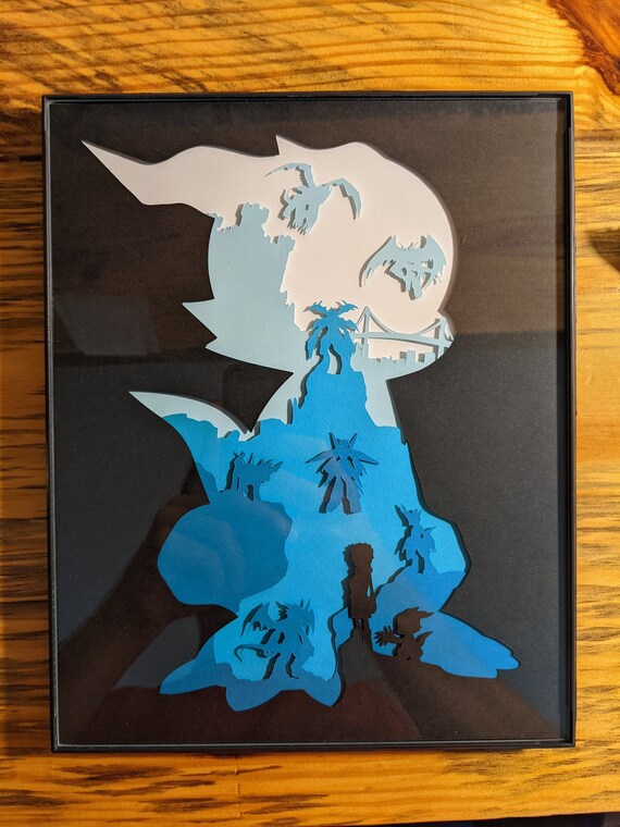 Veemon Paper Art Digimon - Etsy