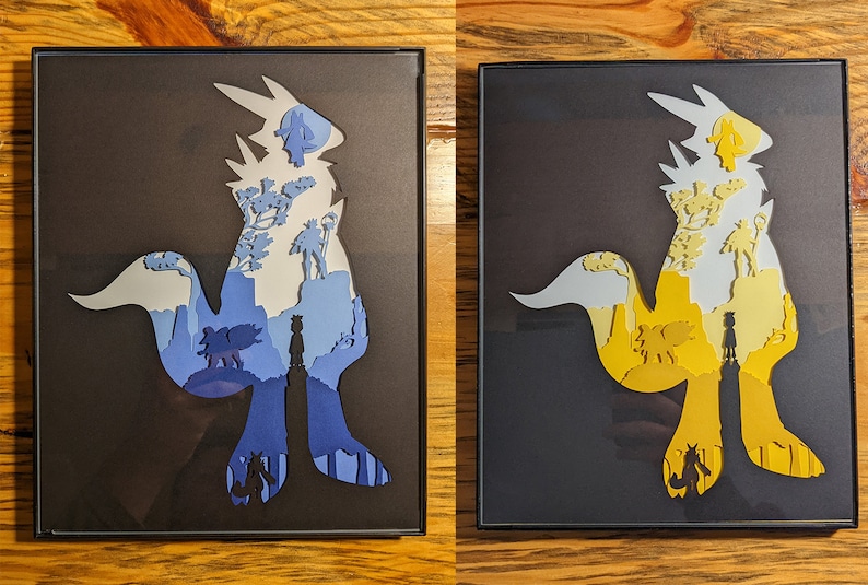 Renamon Paper Art Digimon - Etsy