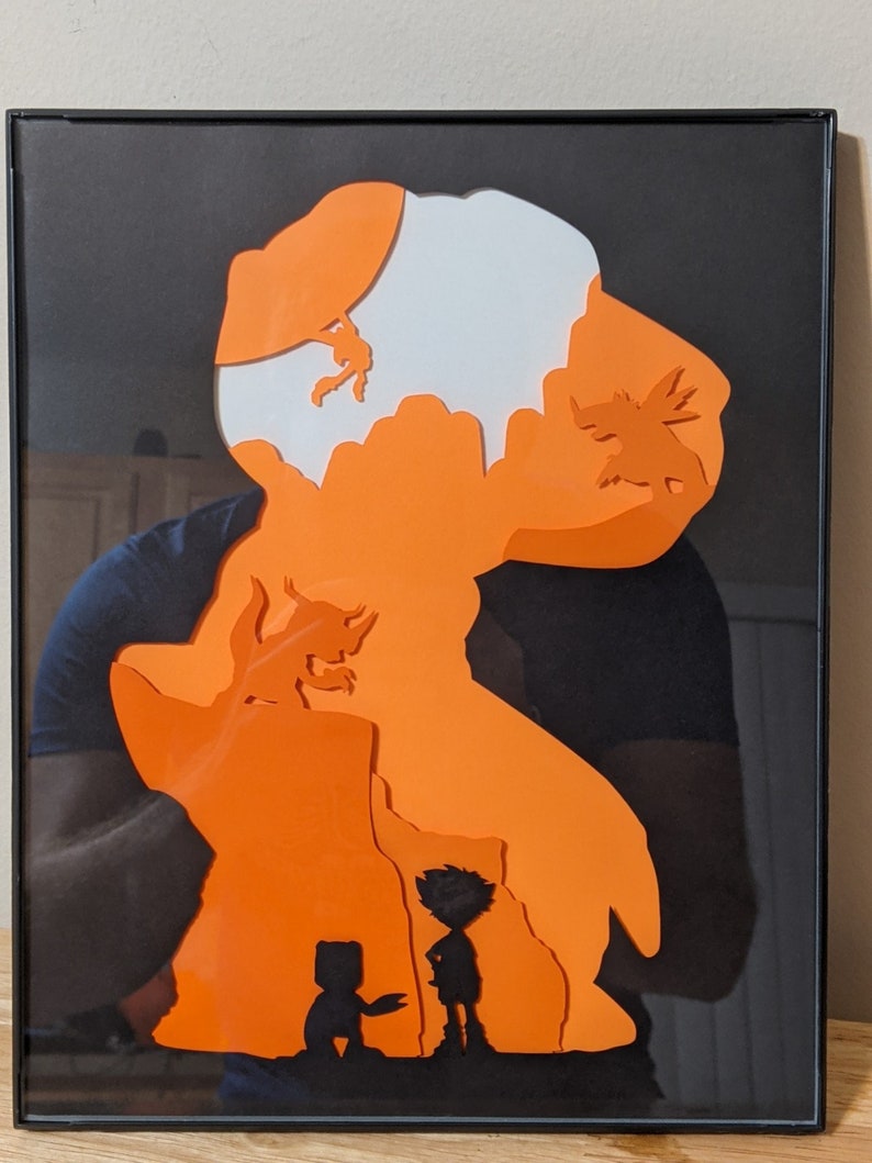 Agumon Paper Art Digimon - Etsy