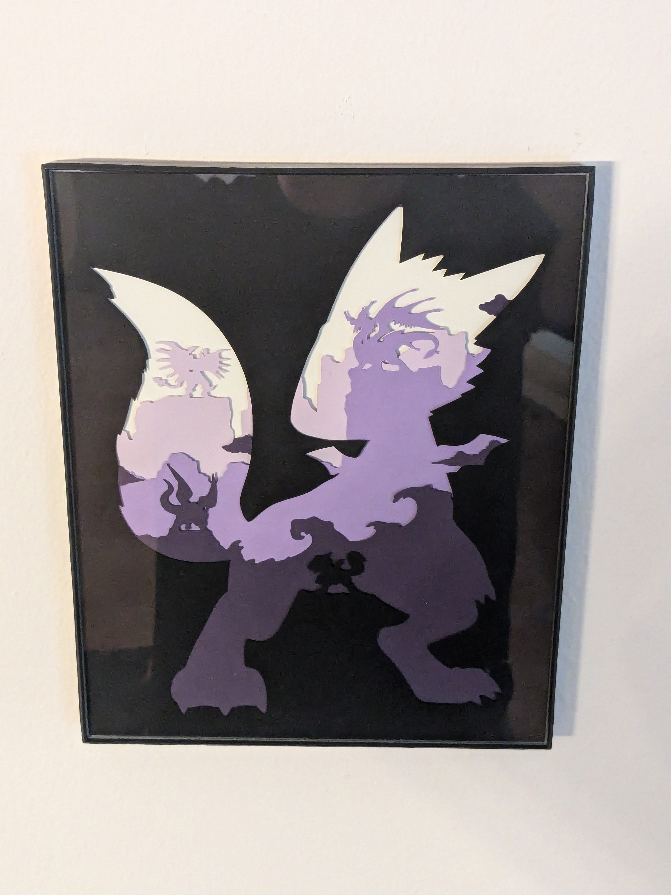 Dorumon - Paper Art- Digimon - Etsy