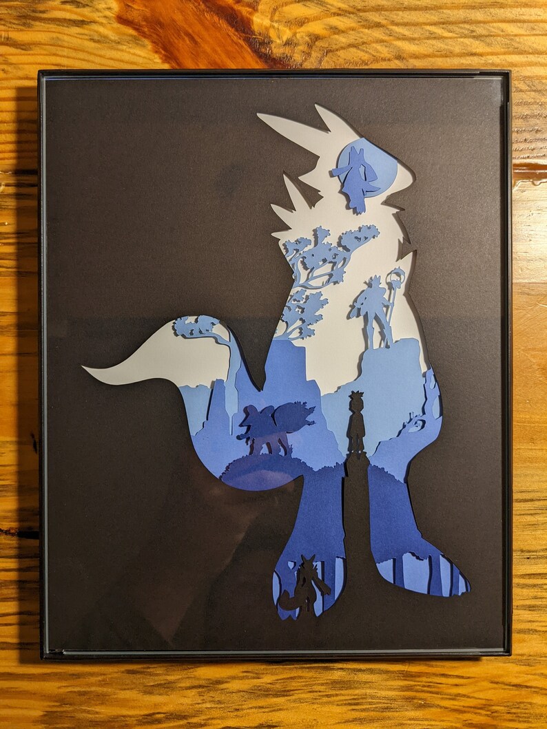 Renamon Paper Art Digimon - Etsy
