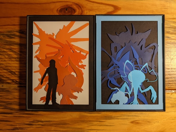 CUSTOM Single Digimon Evolution Line Paper Art - Etsy