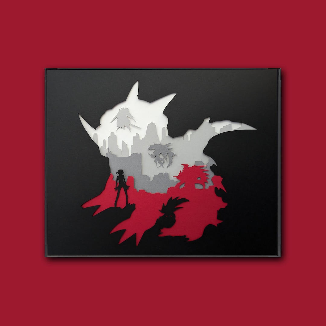 Hackmon - Paper Art- Digimon - Etsy