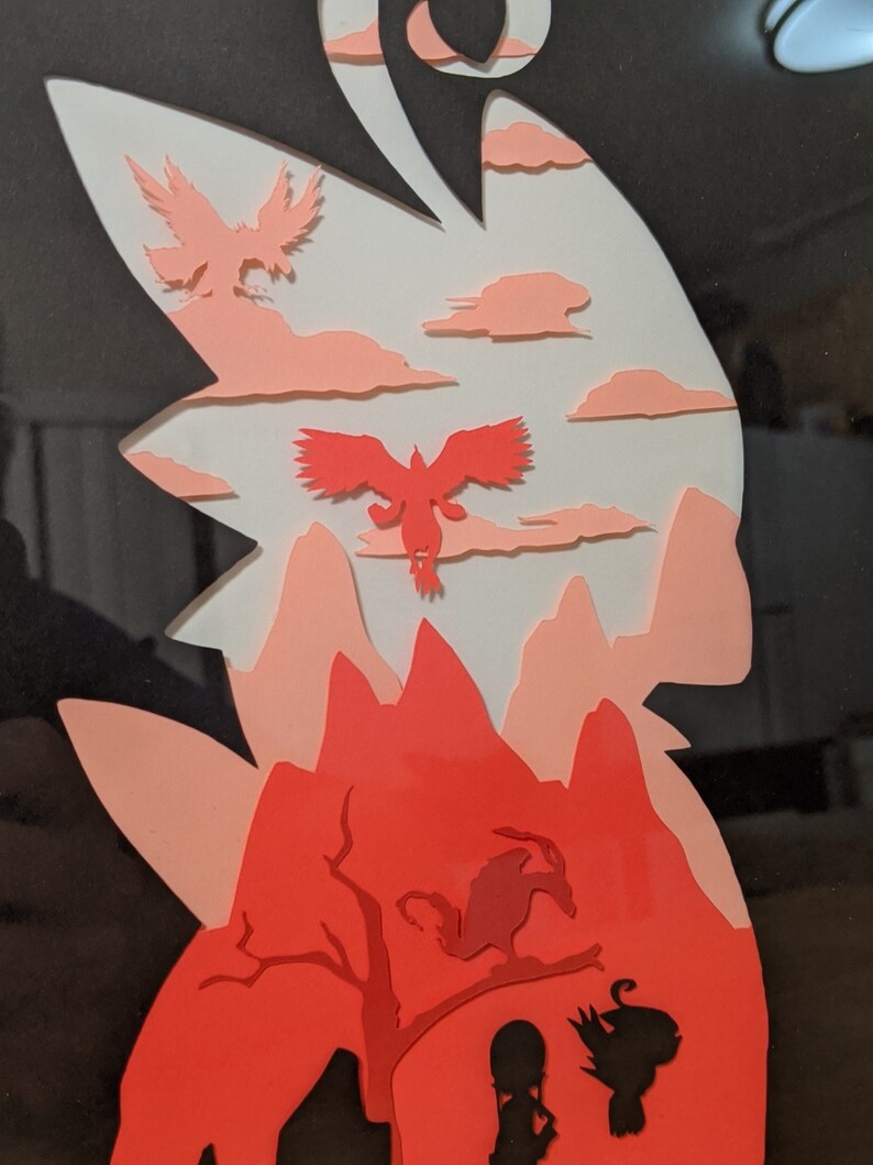 Biyomon - Paper Art- Digimon - Etsy