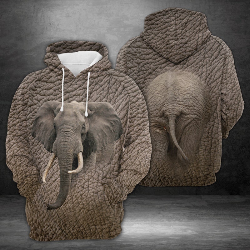 Elephant Hoodie - Etsy